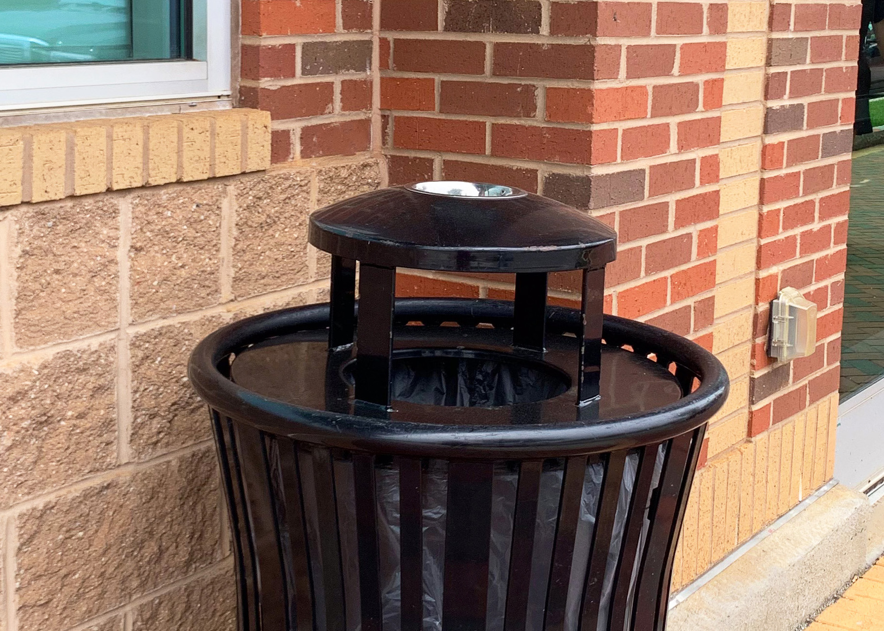 Litter Receptacle Lid Elevated Ash | Keystone Ridge Designs