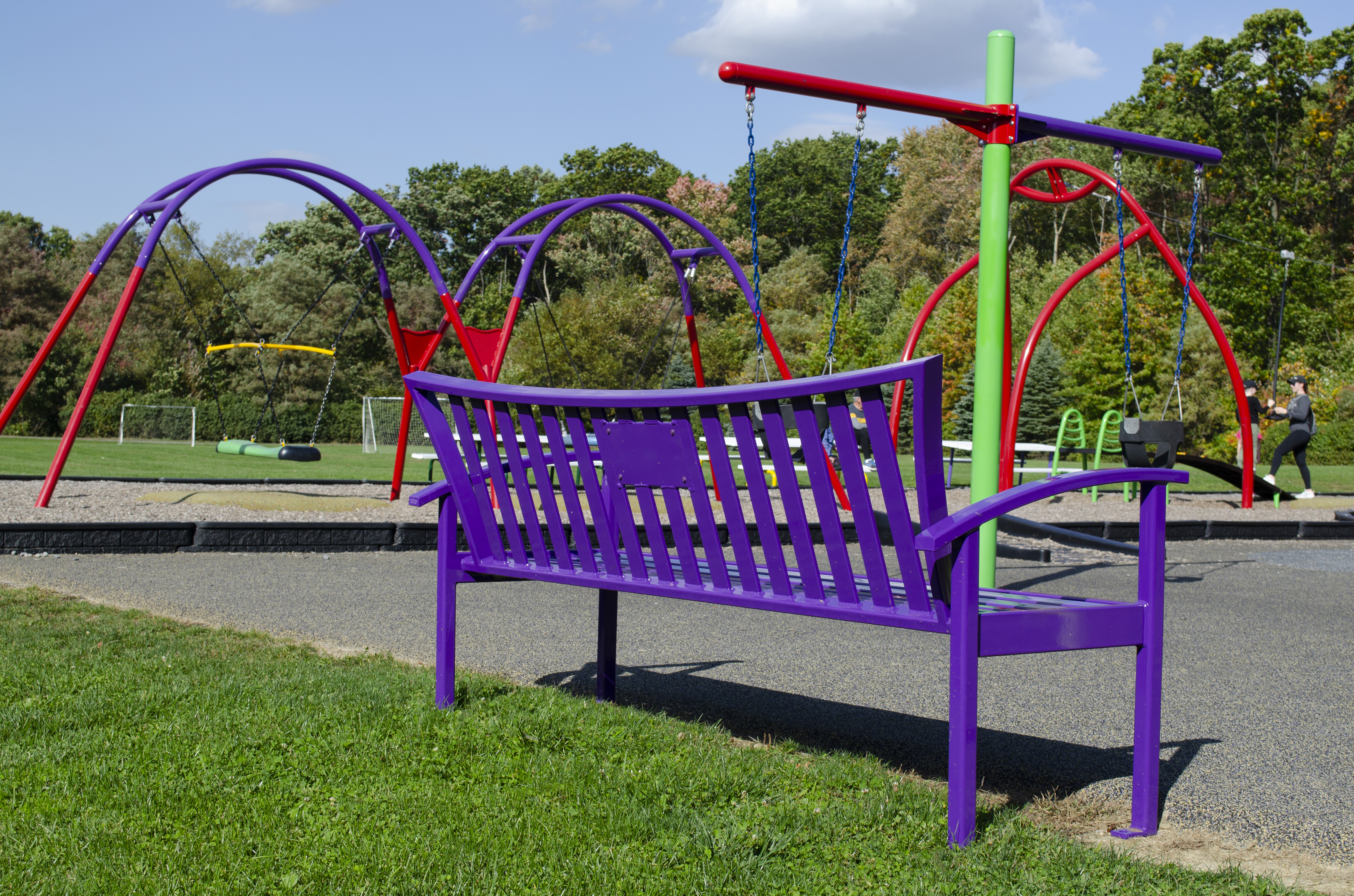 Exeter Bench With Back | Keystone Ridge Designs