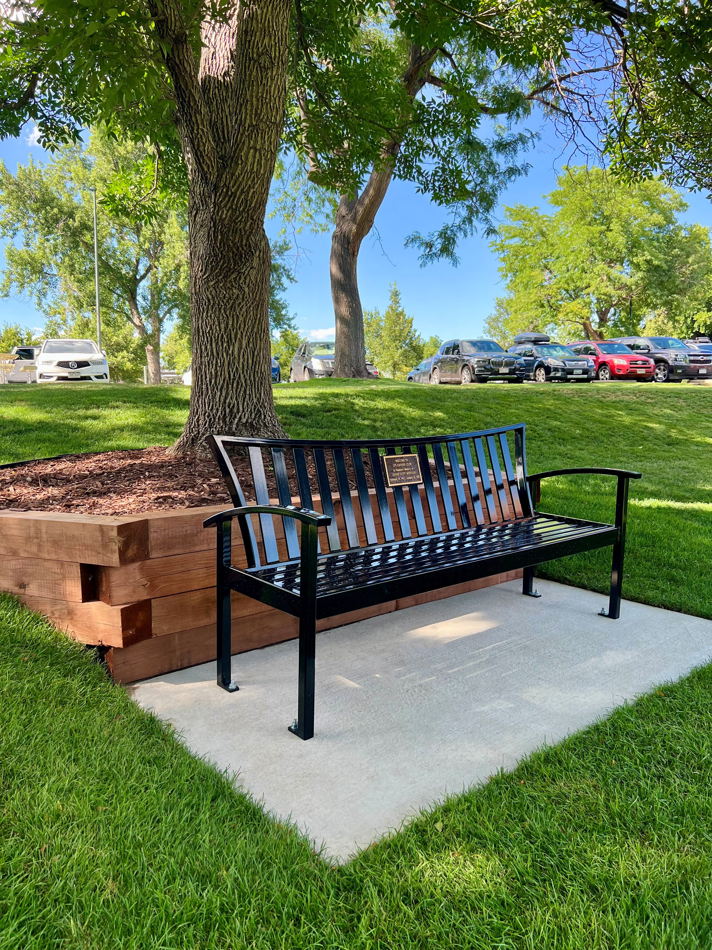 Exeter Bench With Back | Keystone Ridge Designs