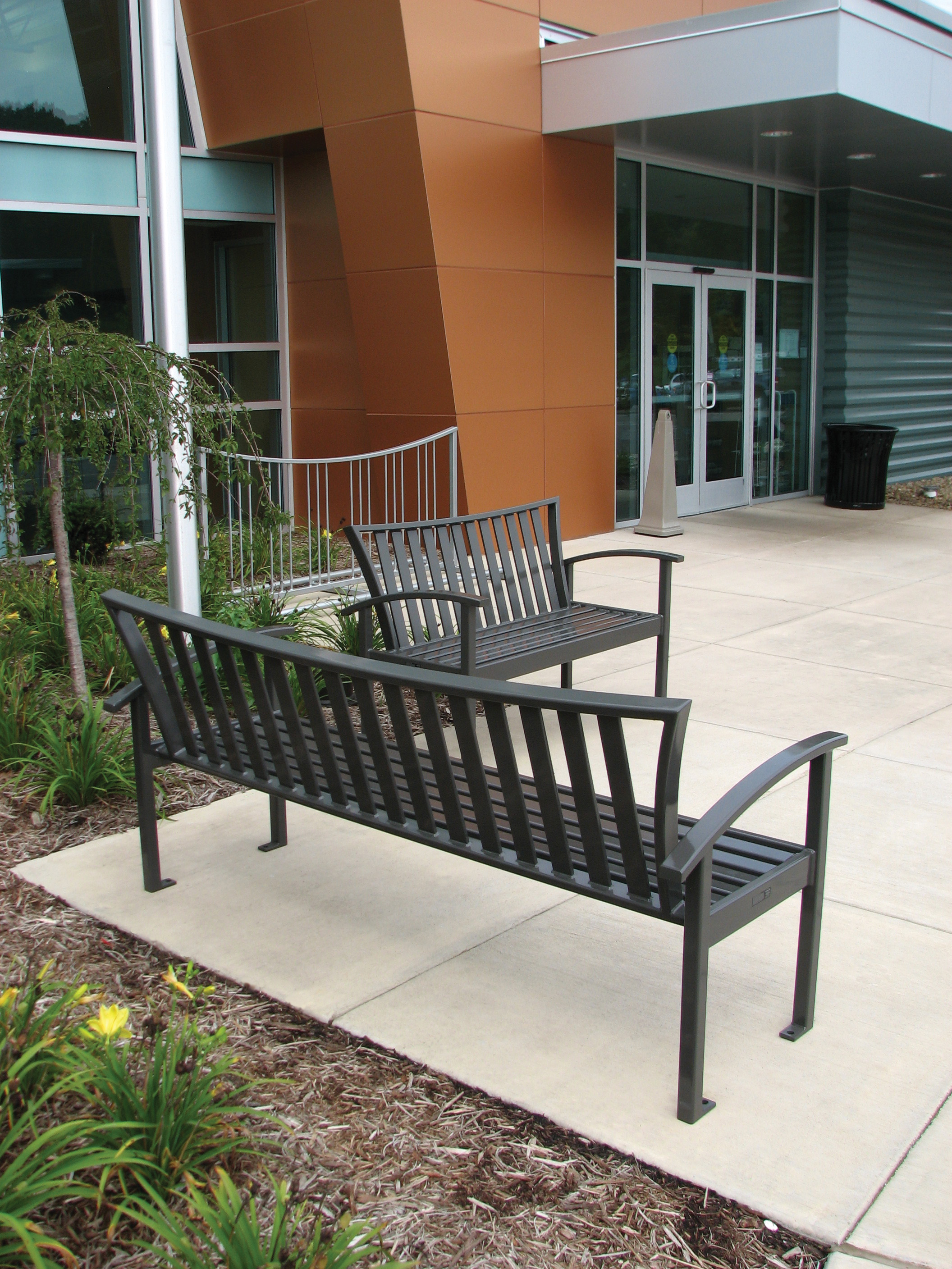 Exeter Bench With Back | Keystone Ridge Designs