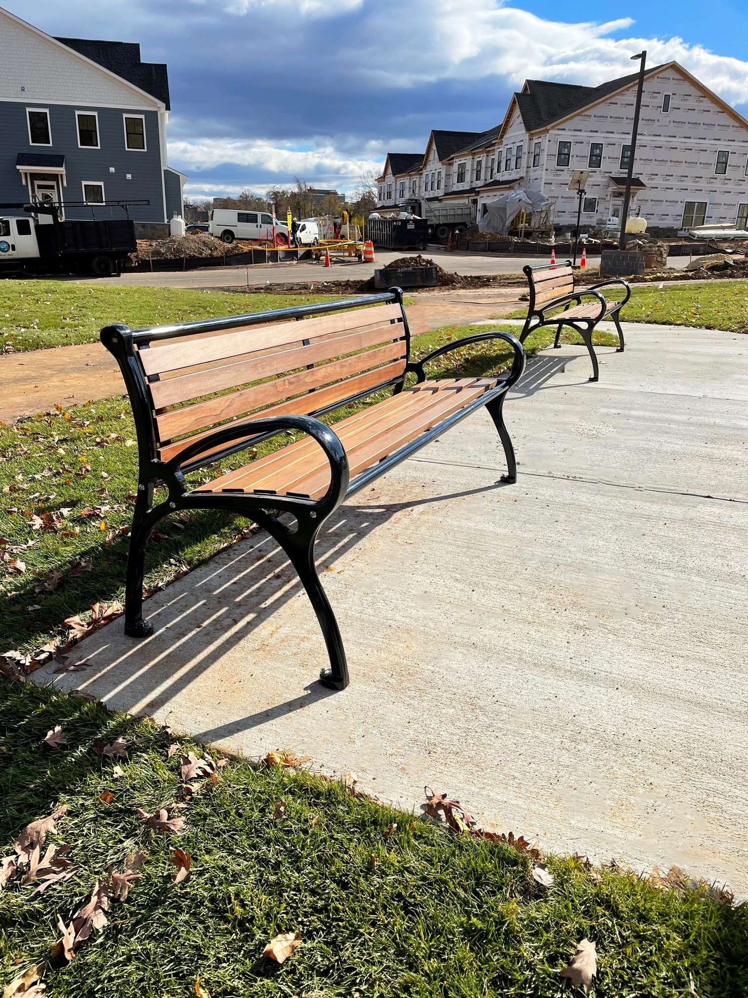 Schenley Bench With Back | Keystone Ridge Designs