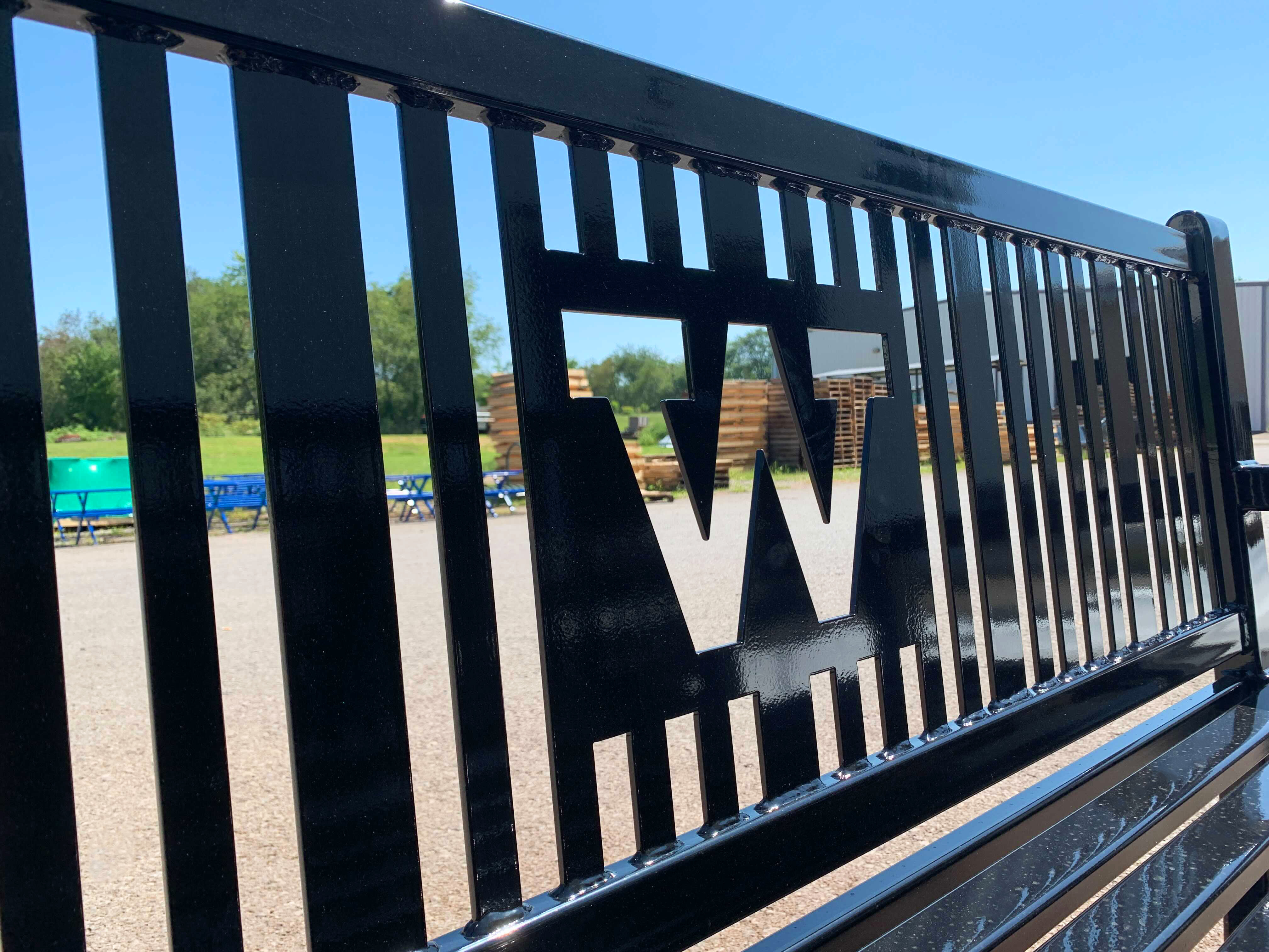 Volant Bench With Back | Keystone Ridge Designs