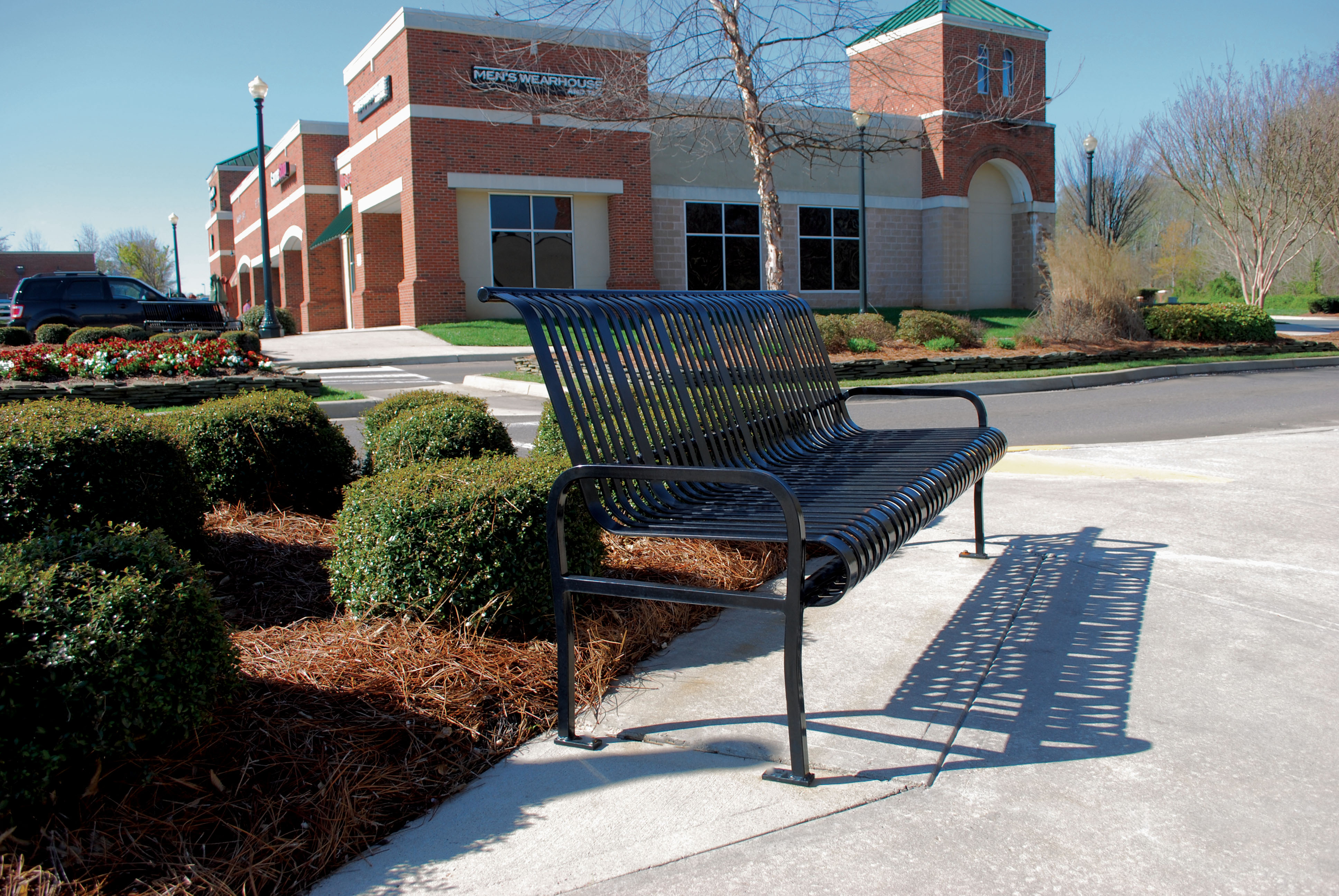 Midtown Bench With Back | Keystone Ridge Designs