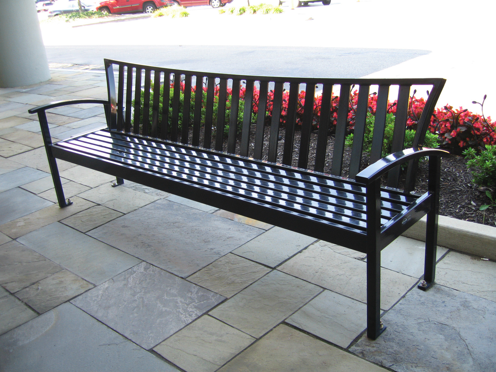 Exeter Bench With Back | Keystone Ridge Designs